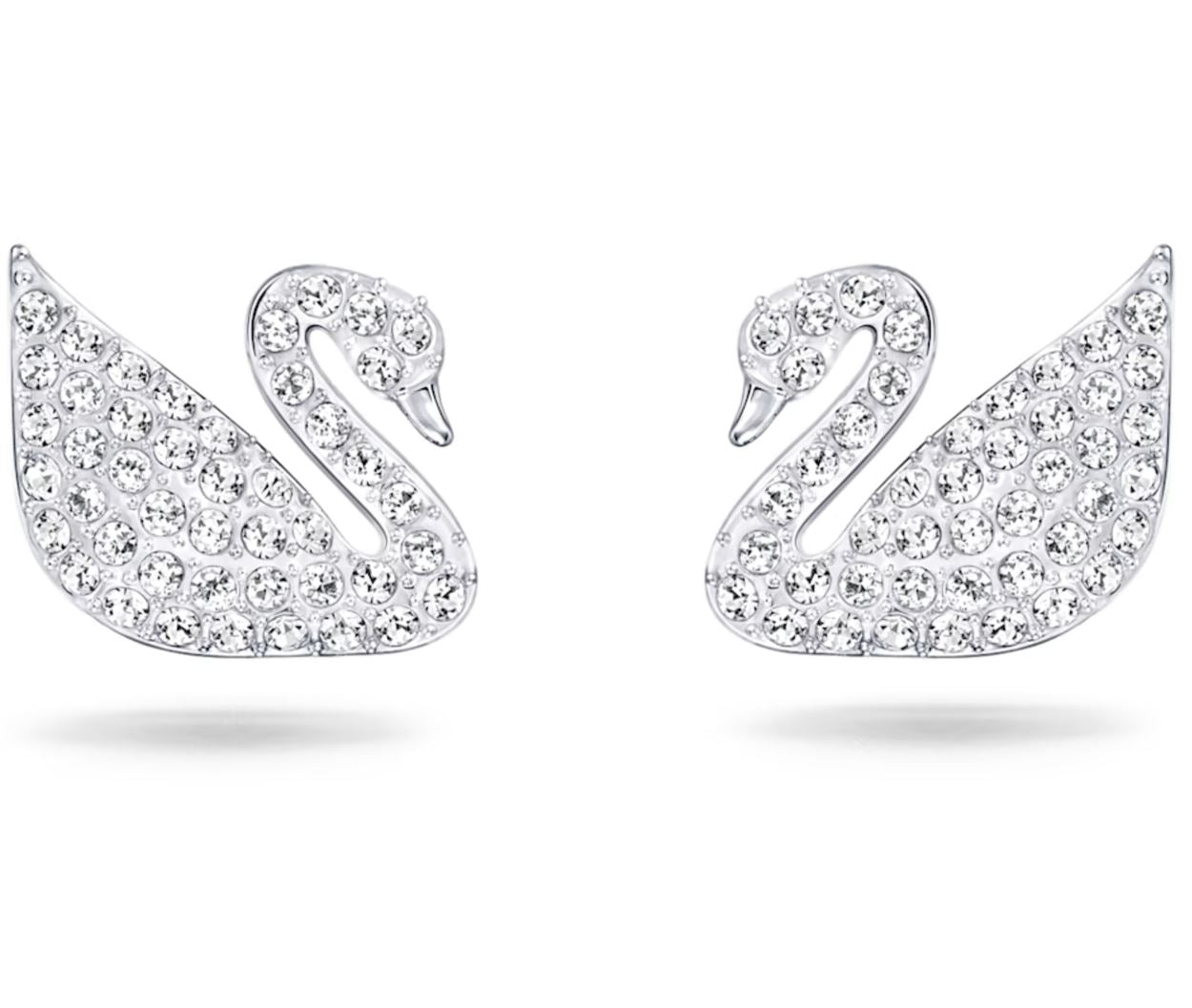 Swan pierced earrings store