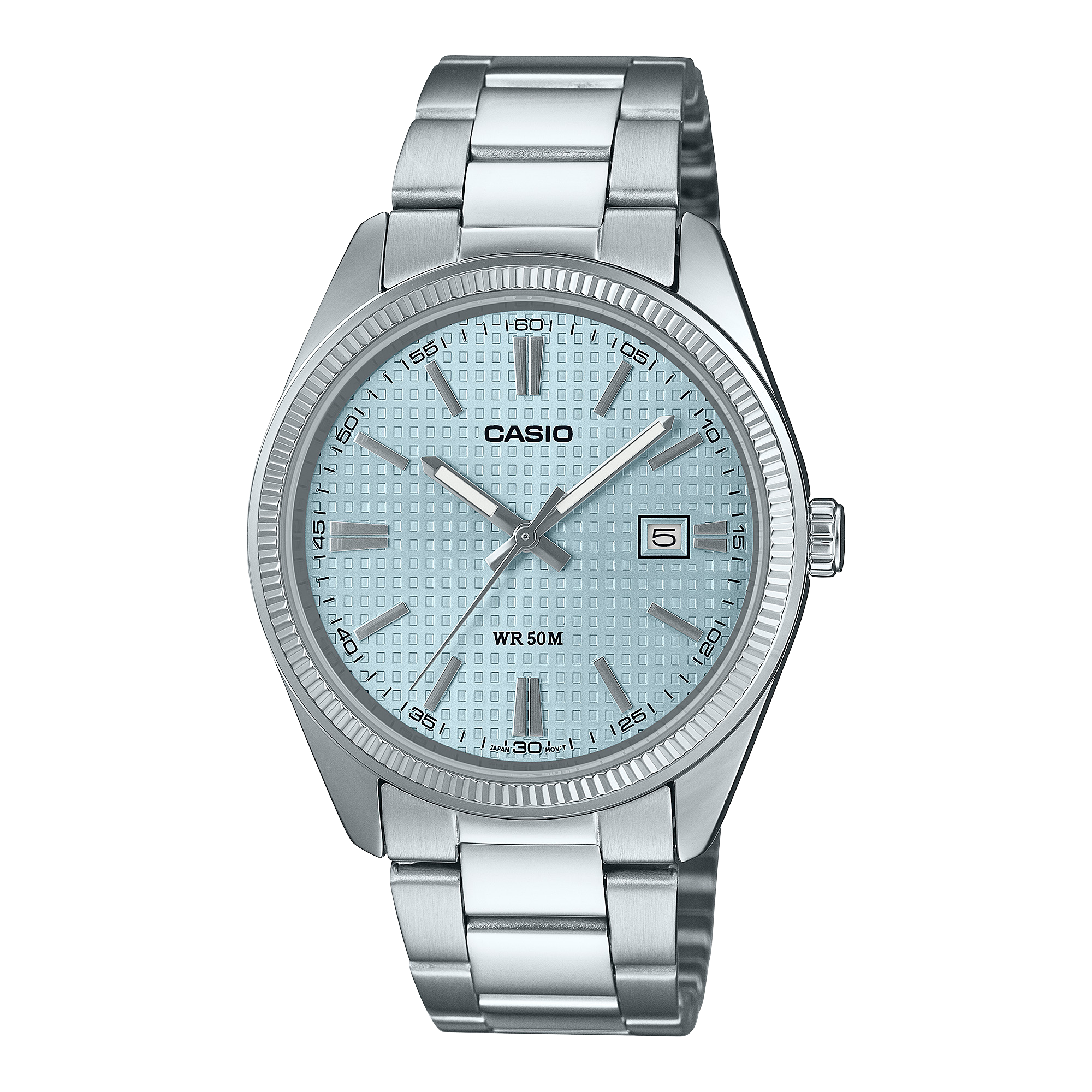 CASIO CLASSIC ANALOG WATCH ICE BLUE DIAL MTP1302PEC-2A MTP-1302PEC-2A ...