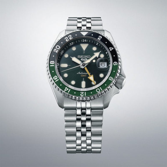 Seiko 5 Sports Automatic GMT Bi-Colour Green SSK035 SSK035K1 – Legacy ...