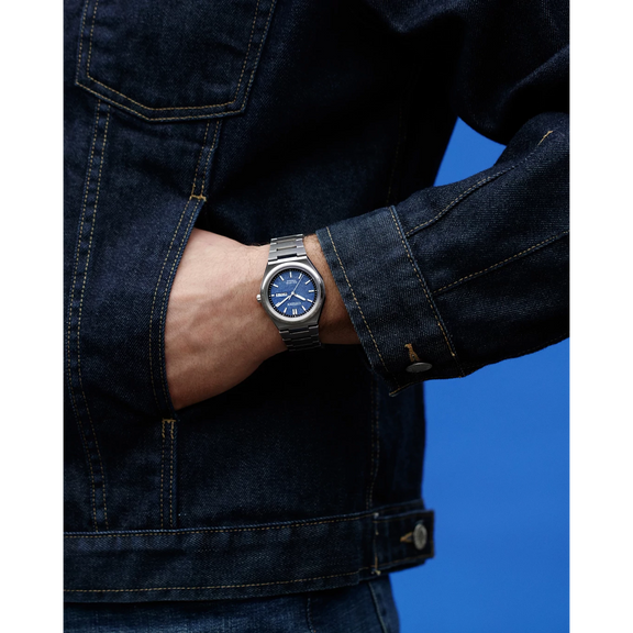 Citizen AW0130-85L Zenshin Three-hand Super Titanium Blue Dial – Legacy ...